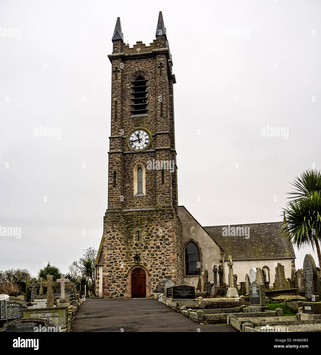 Donaghadee Parish Church Stock Photo - Alamy