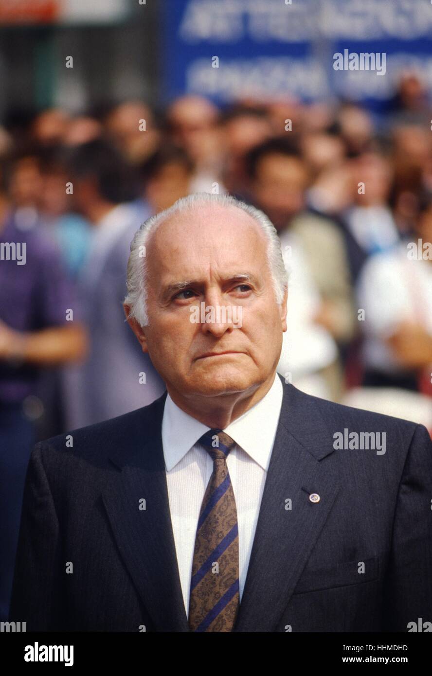 Italian president oscar luigi scalfaro hi-res stock photography and ...