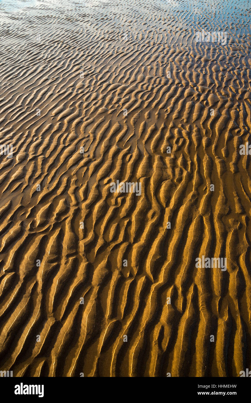 Rippled sand at beach ripple hi-res stock photography and images - Alamy