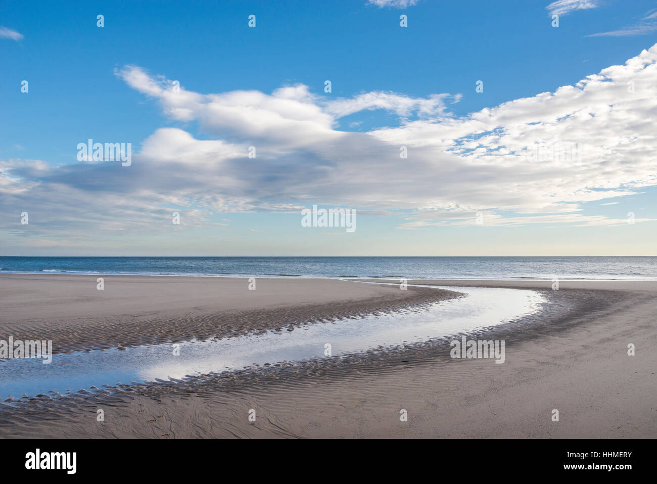 Speeton sands at Filey Bay on the coast of North Yorkshire, England ...