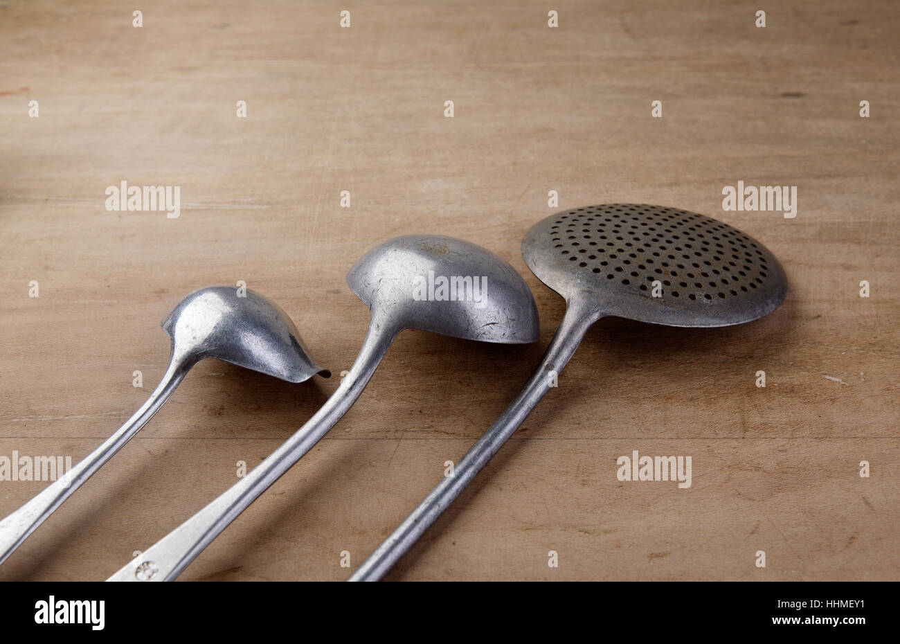 old cooking utensils Stock Photo - Alamy