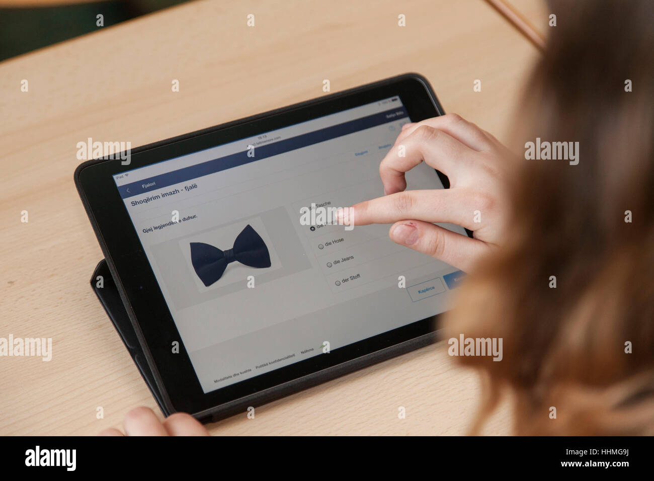 Modern tablets classroom hi-res stock photography and images - Alamy
