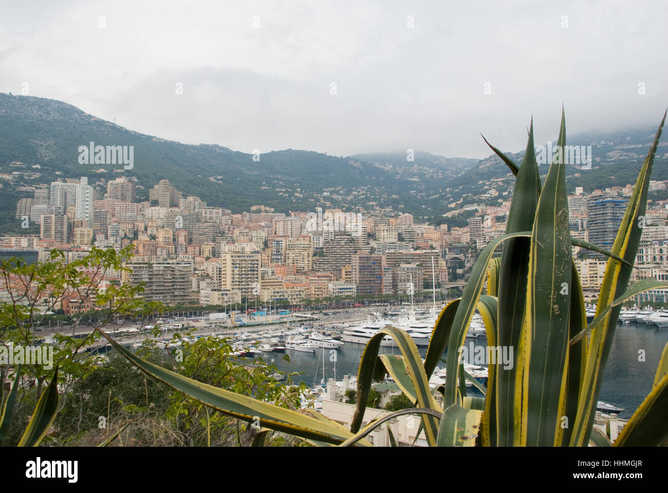 overview of monte carlo,monaco Stock Photo - Alamy