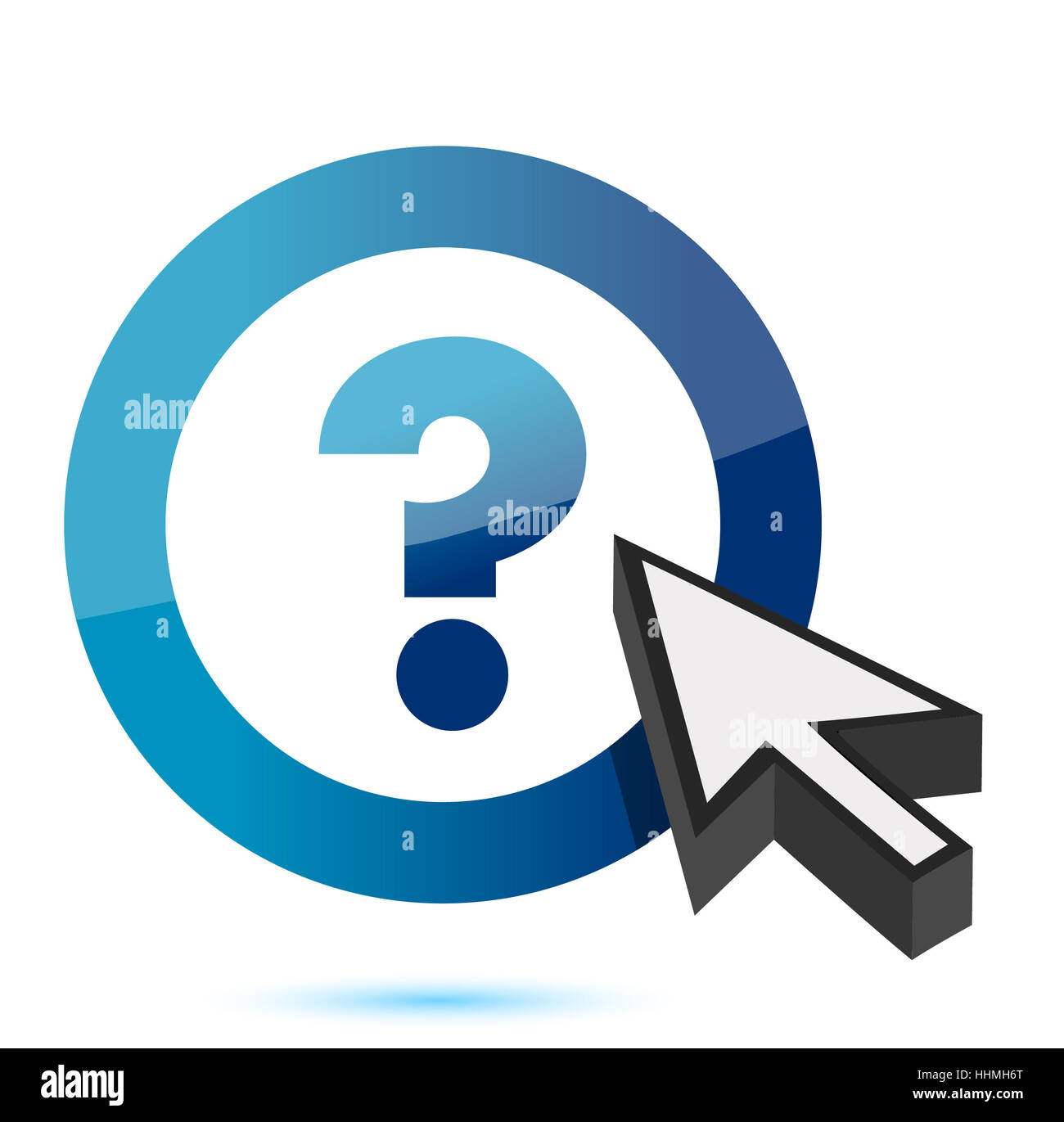 Question mark symbol cursor hi-res stock photography and images - Alamy