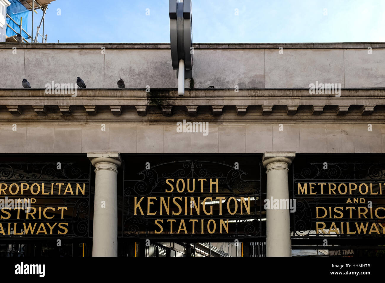 South Kensington Station Stock Photo - Alamy