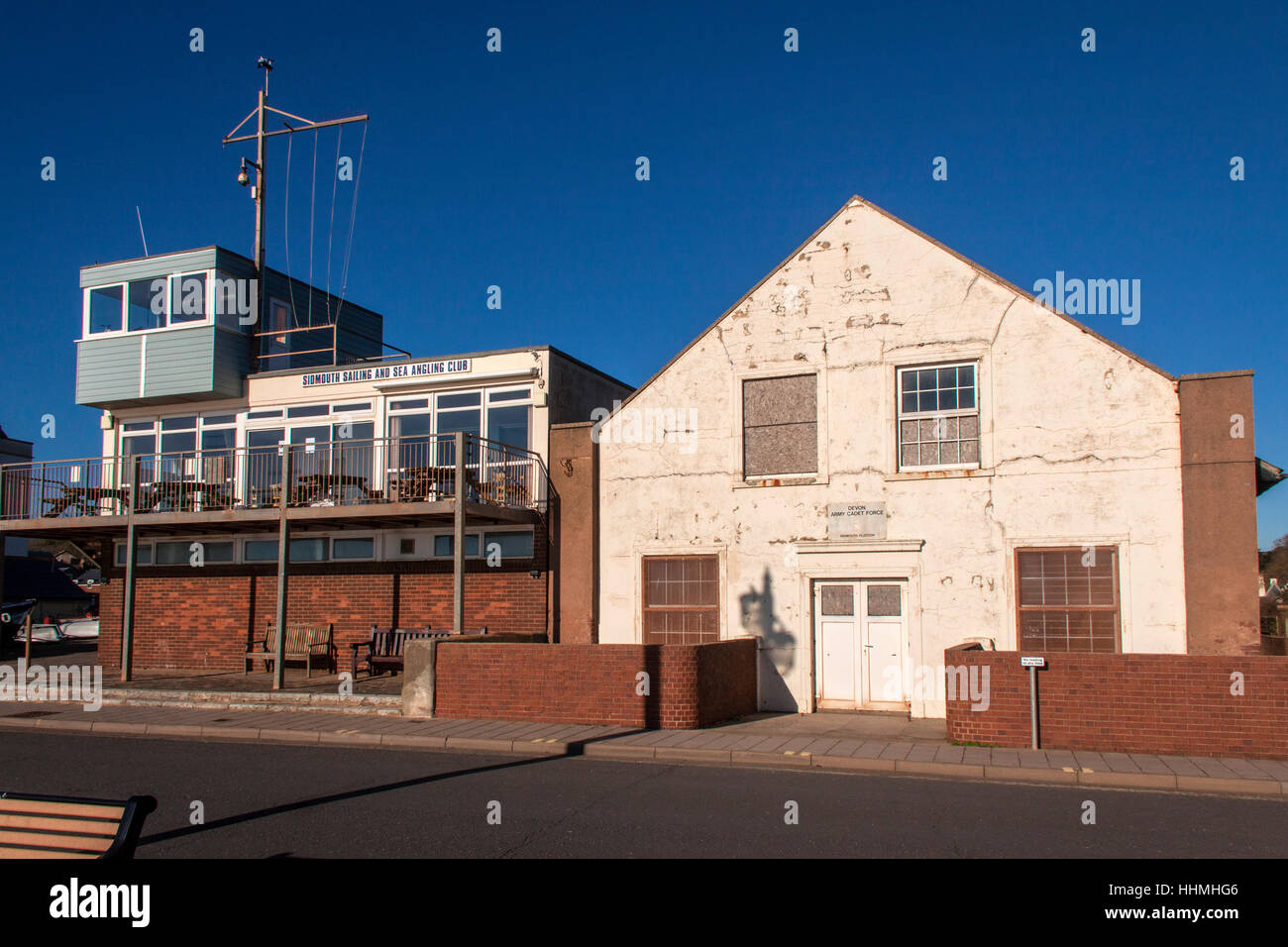Sidmouth Saling and Sea Angling club, beside the old drill hall on ...