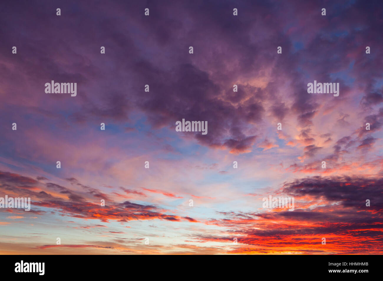 Beautiful colors sunset clouds Stock Photo - Alamy