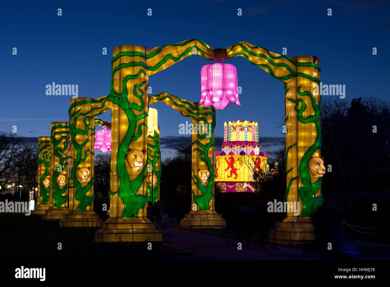 Longleat chinese lantern festival hi-res stock photography and images ...