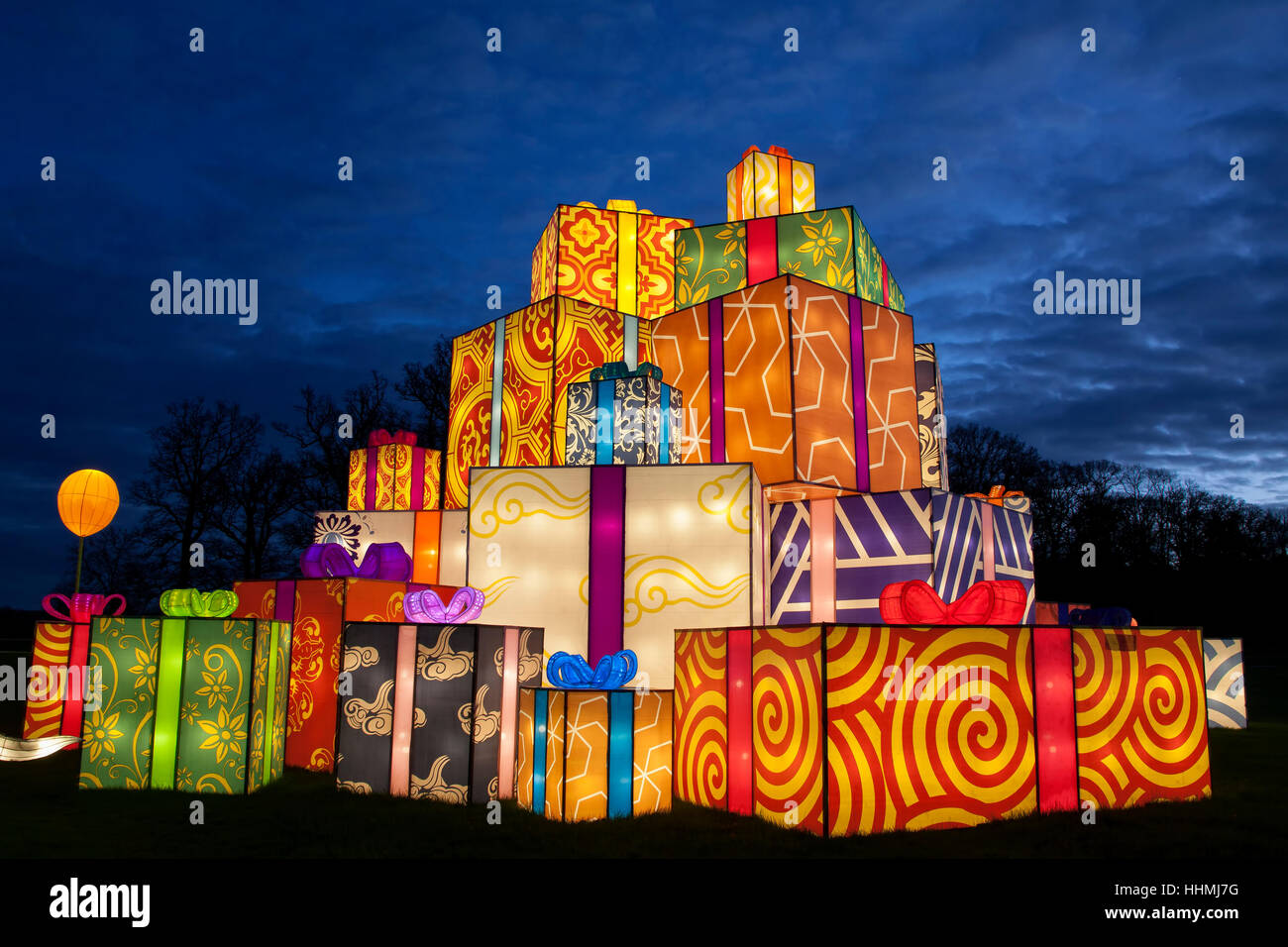 Longleat Festival of Light 50th Anniversary Party Boxes Illuminations ...