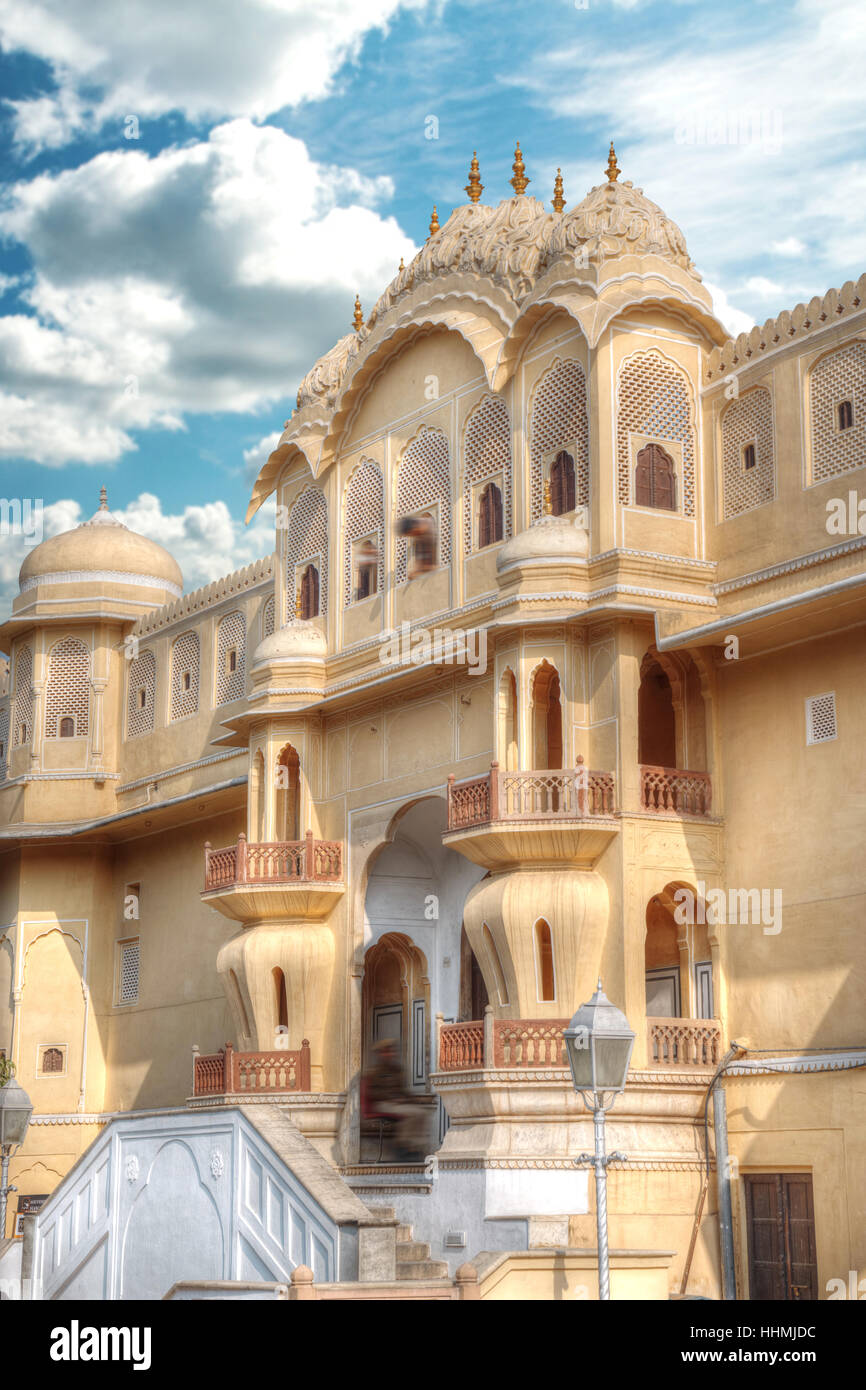 Pink Palace Jaipur - Hawa Mahal. India, Rajasthan Stock Photo - Alamy
