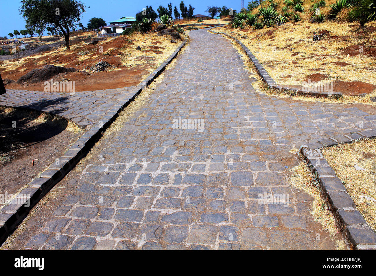 Road made up of stones Stock Photo - Alamy