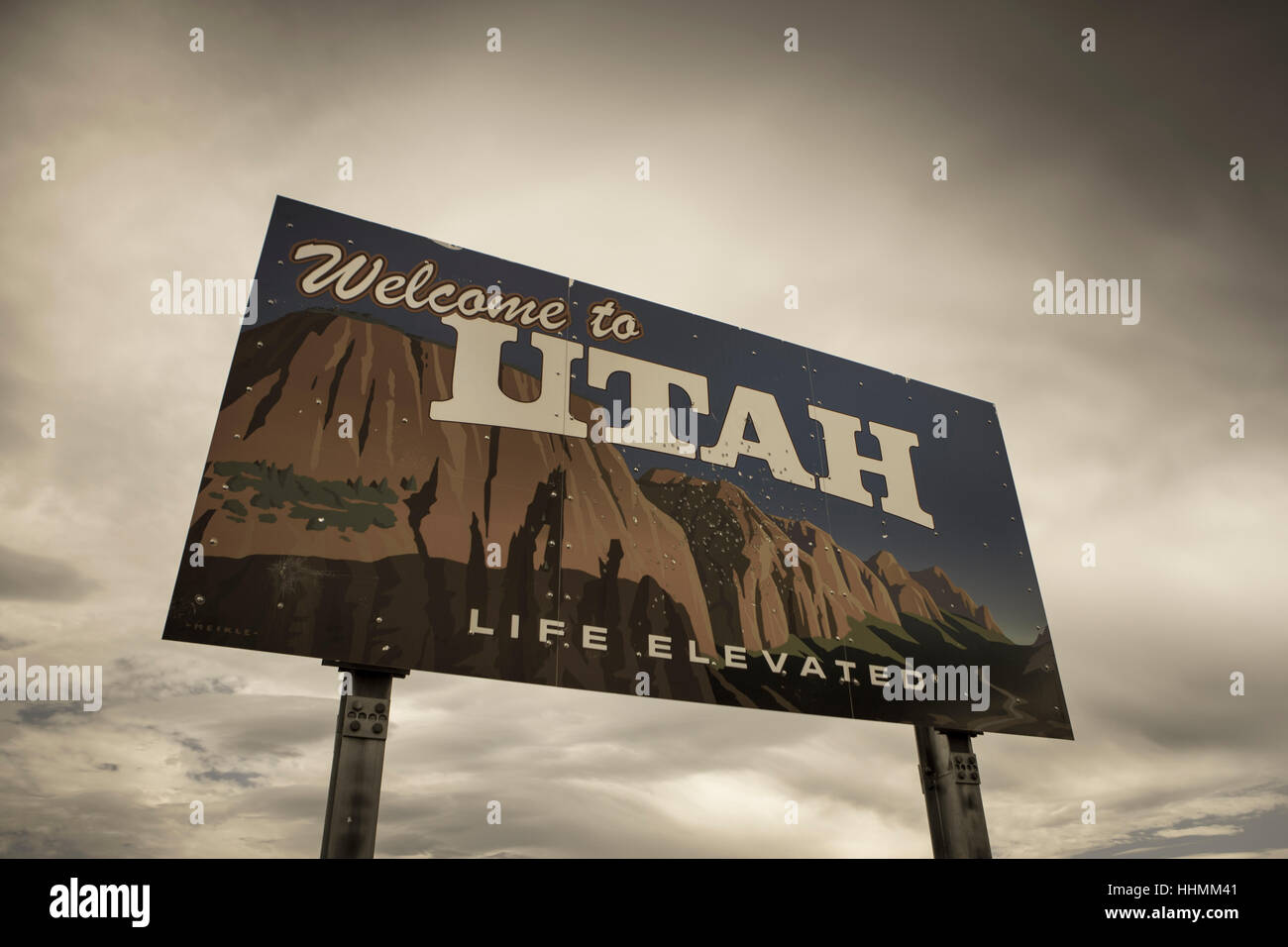 blue, travel, desert, wasteland, cloud, bush, vertical, nevada, retro ...