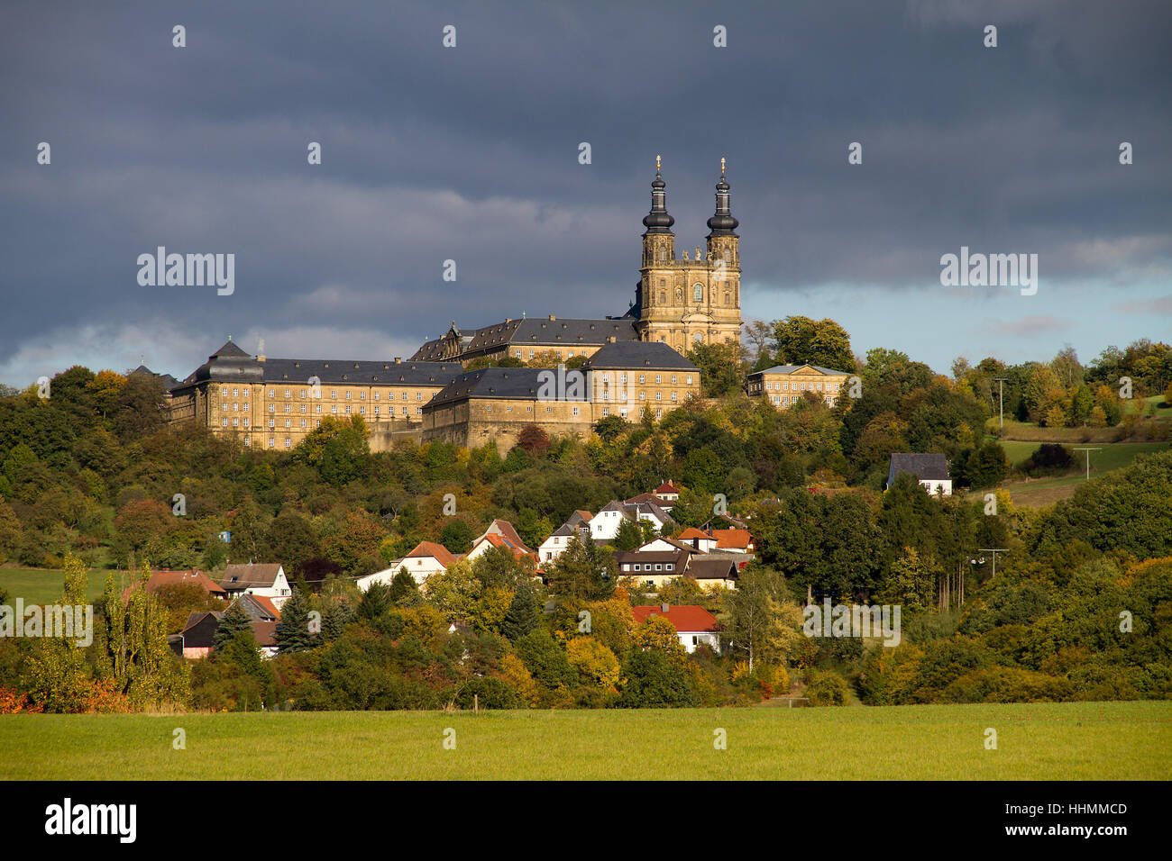 blue, tree, trees, bavaria, style of construction, architecture ...