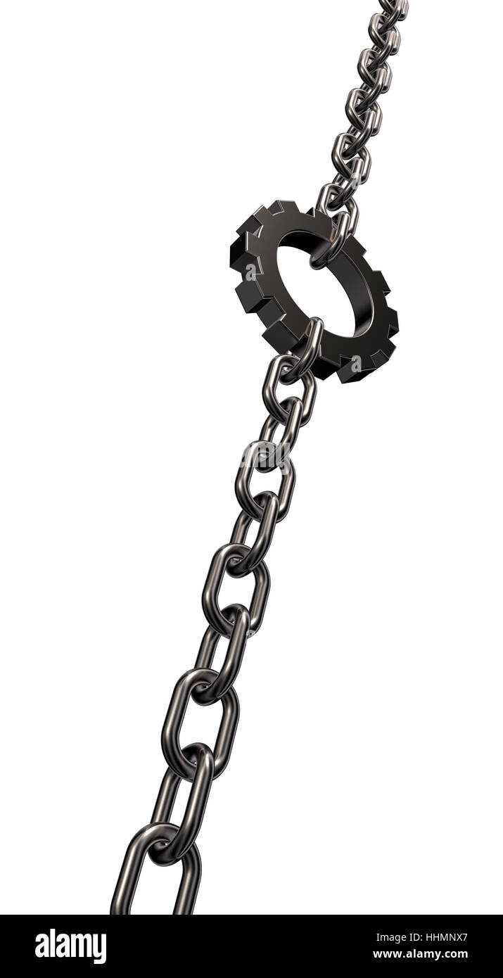 chain, metal, wheel, cogwheel, piece, section, segment, part, area ...