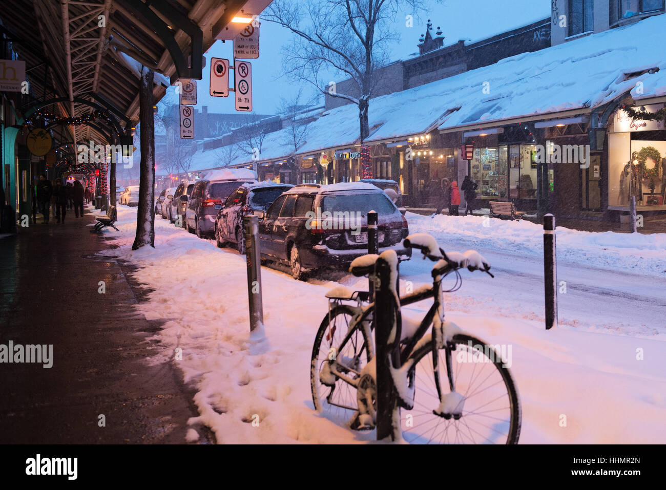 View Of Old Montreal Skyline from Terrace/Rooftop Bar/Restaurant ...