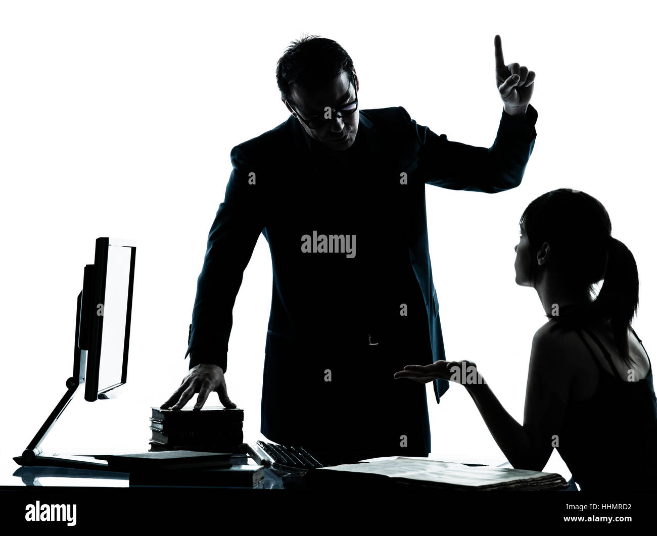 one man father professor and student teenager girl helping for homework ...