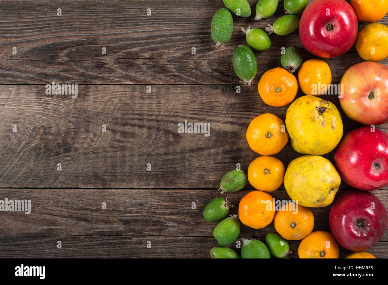 Exotic fruits background Stock Photo - Alamy