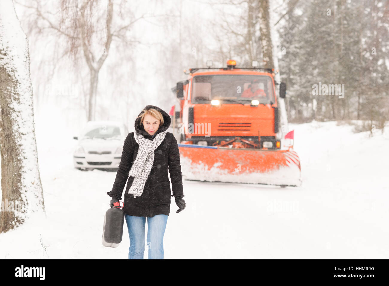 woman, winter, traffic, transportation, snow, coke, cocaine, material ...
