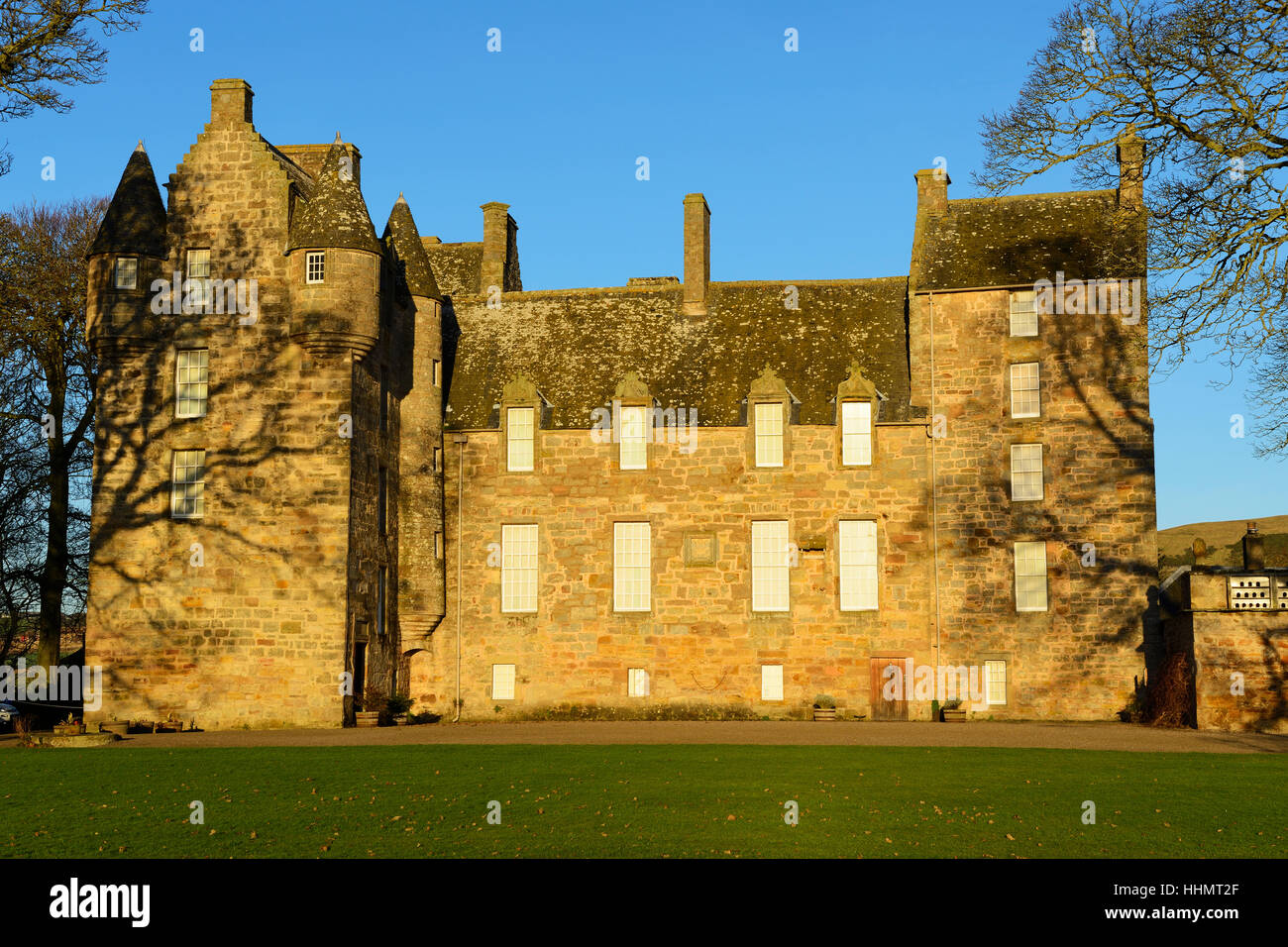Scottish baronial style castle hi-res stock photography and images - Alamy