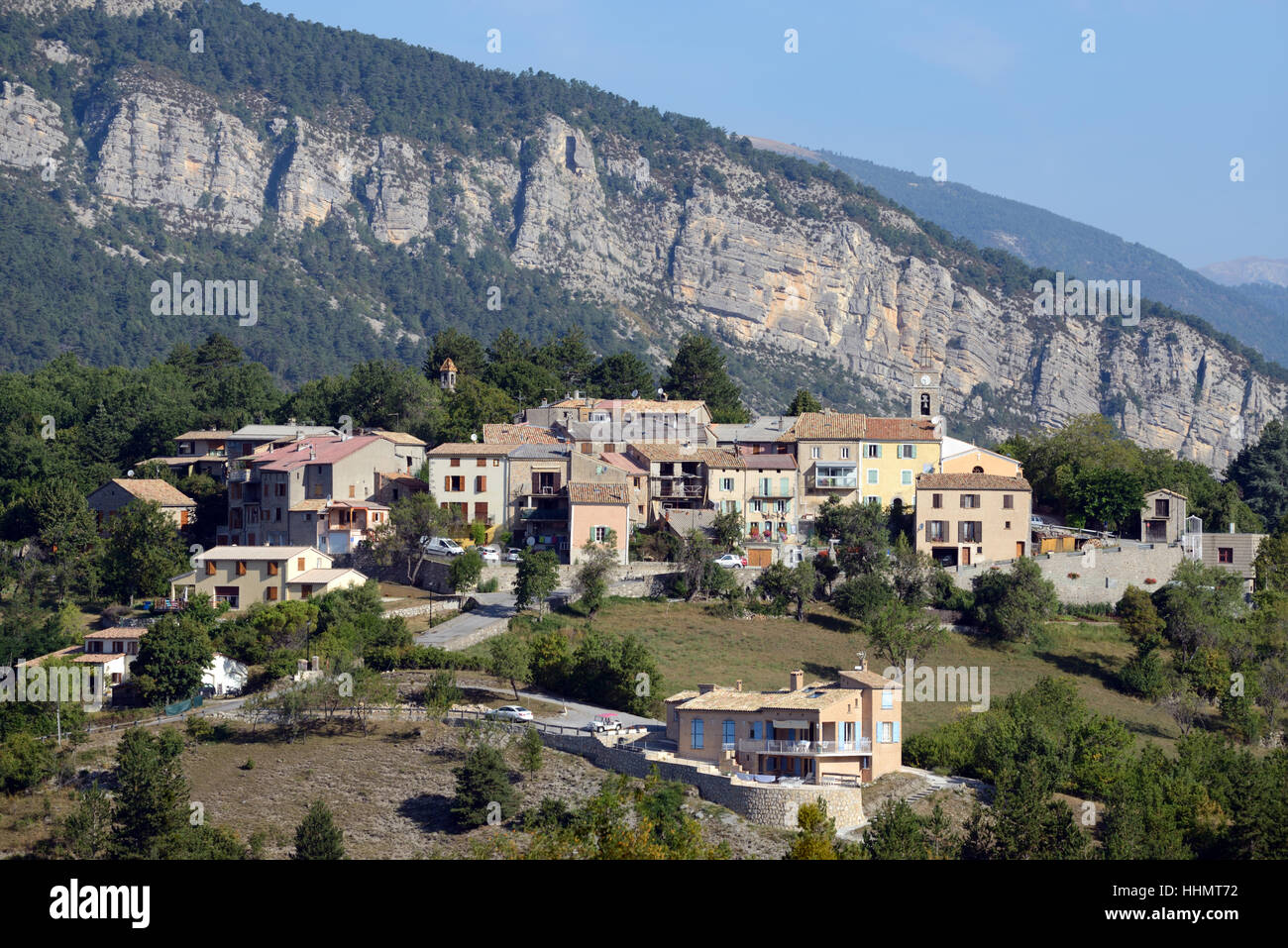 Saint Julien-du-Verdon Village on the Shores of Castillon Lake near ...