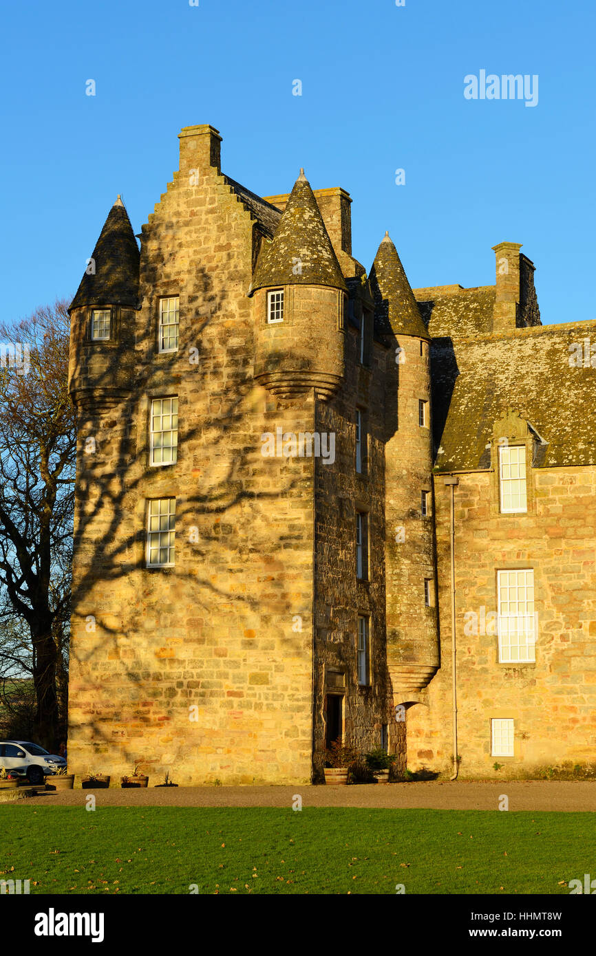 Kellie Castle, dating from the 14th century, near Anstruther in the ...