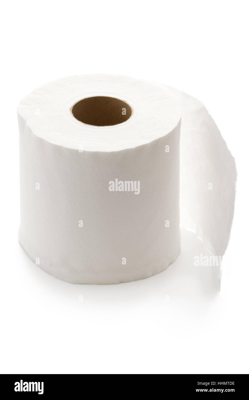 still life, isolated, toilet paper, tissue, nobody, cut out, cutout ...