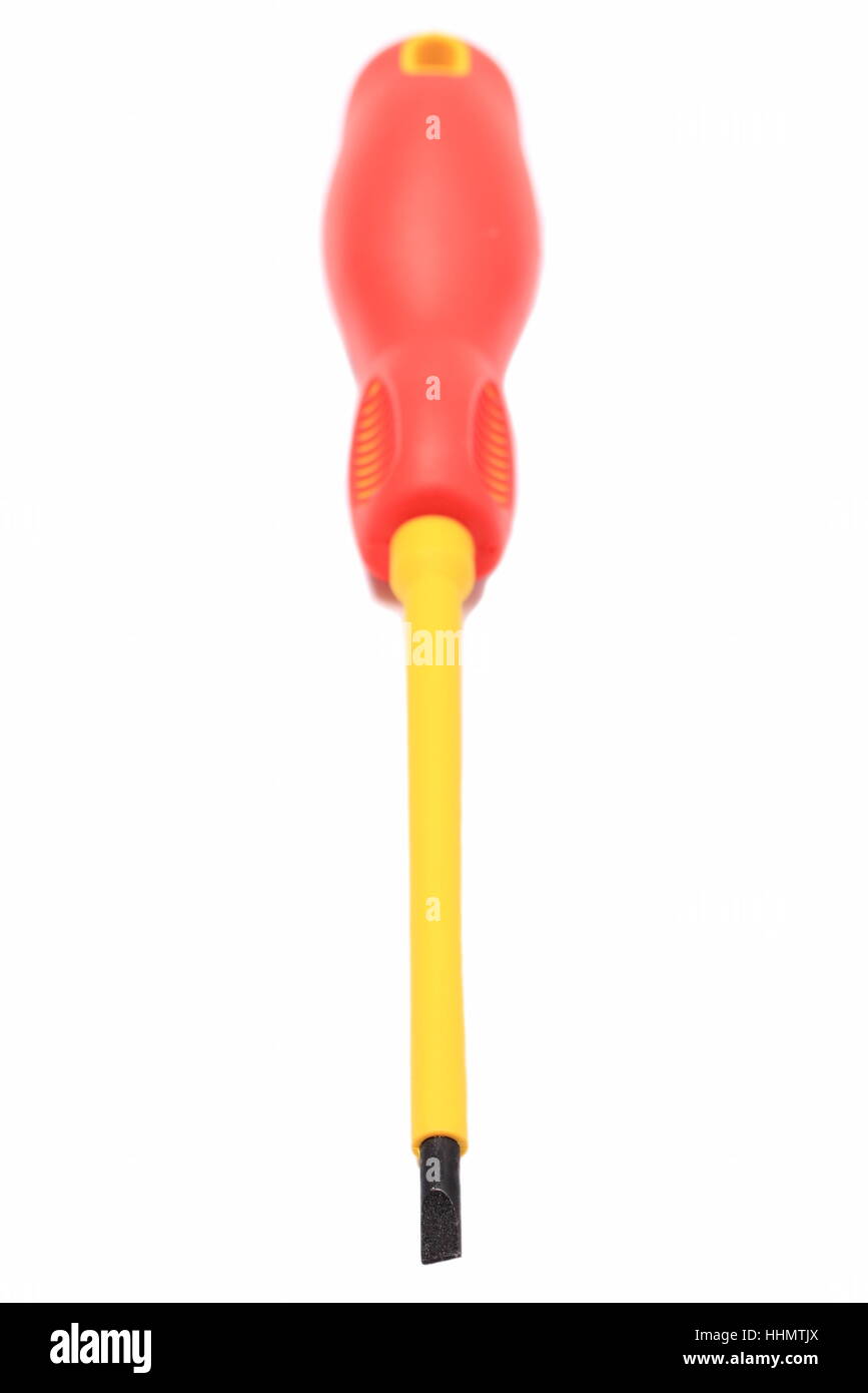 Screwdrivers isolated on white background, work tools for engineer ...