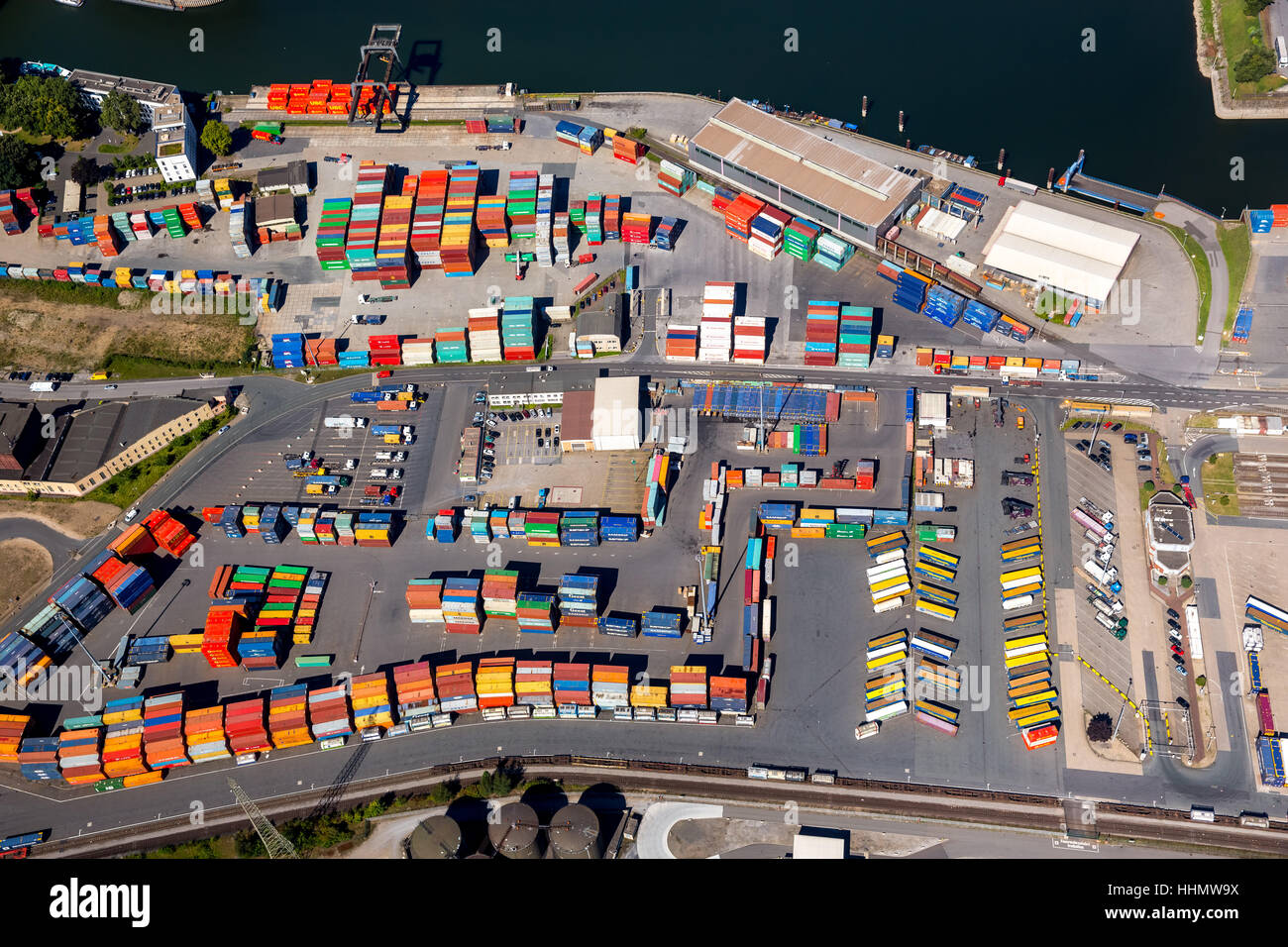 Inland container port hi-res stock photography and images - Alamy