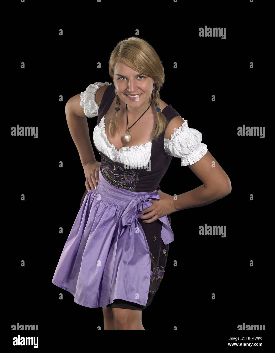 woman, german, bavarian, dirndl, maddening, pert, coquettish, cute ...