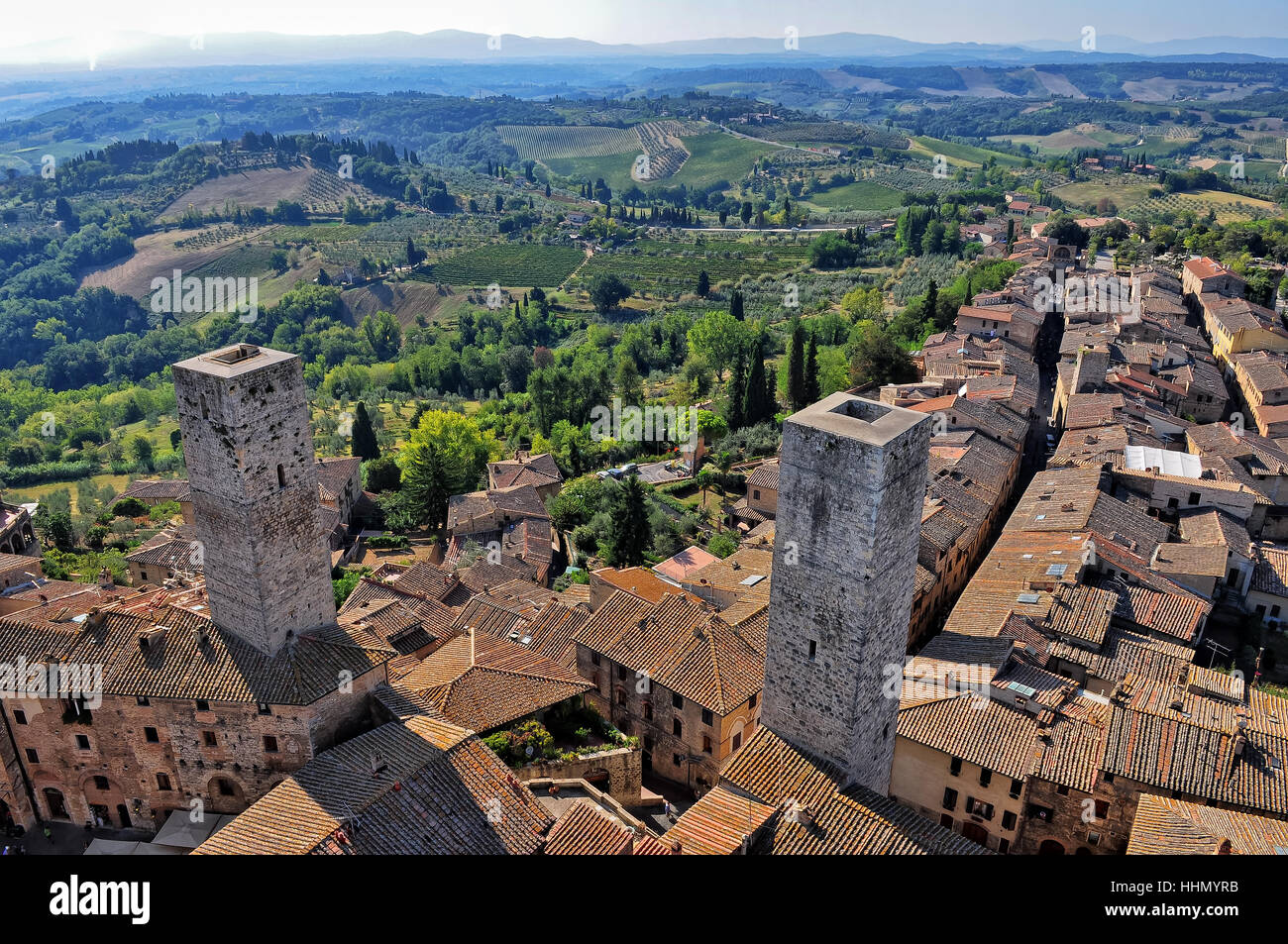 blue, tower, build, buildings, houses, city, town, culture, horizon ...