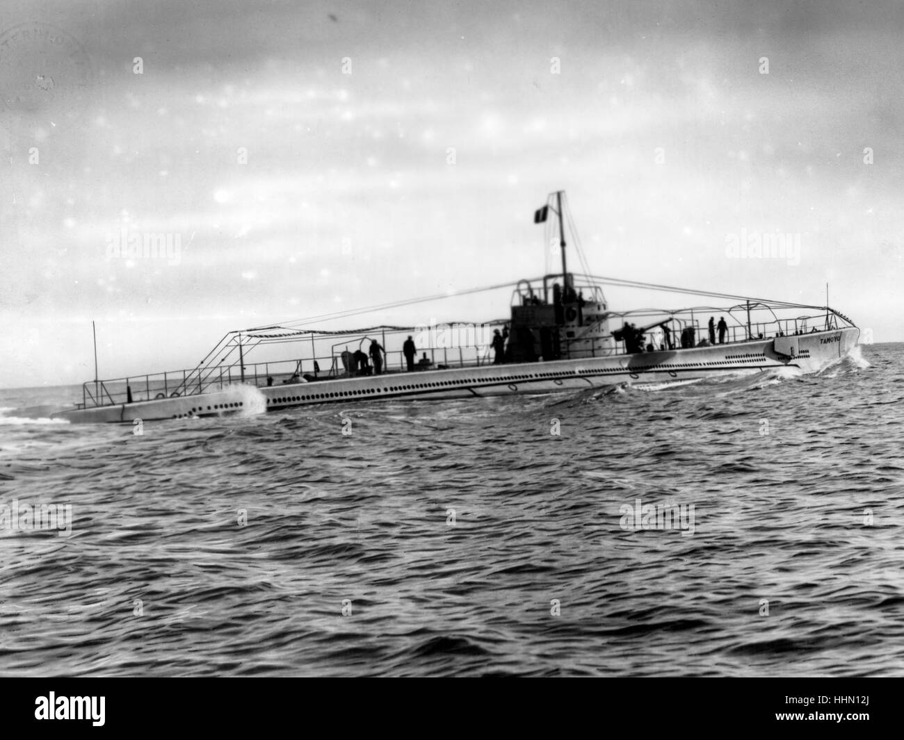 Second World War / WWII, naval warfare, italian submarine Stock Photo ...