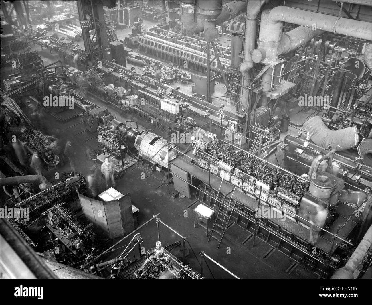 1930 - 40. Fiat Big Motors factory , fabbrica Grandi Motori in Torino ...