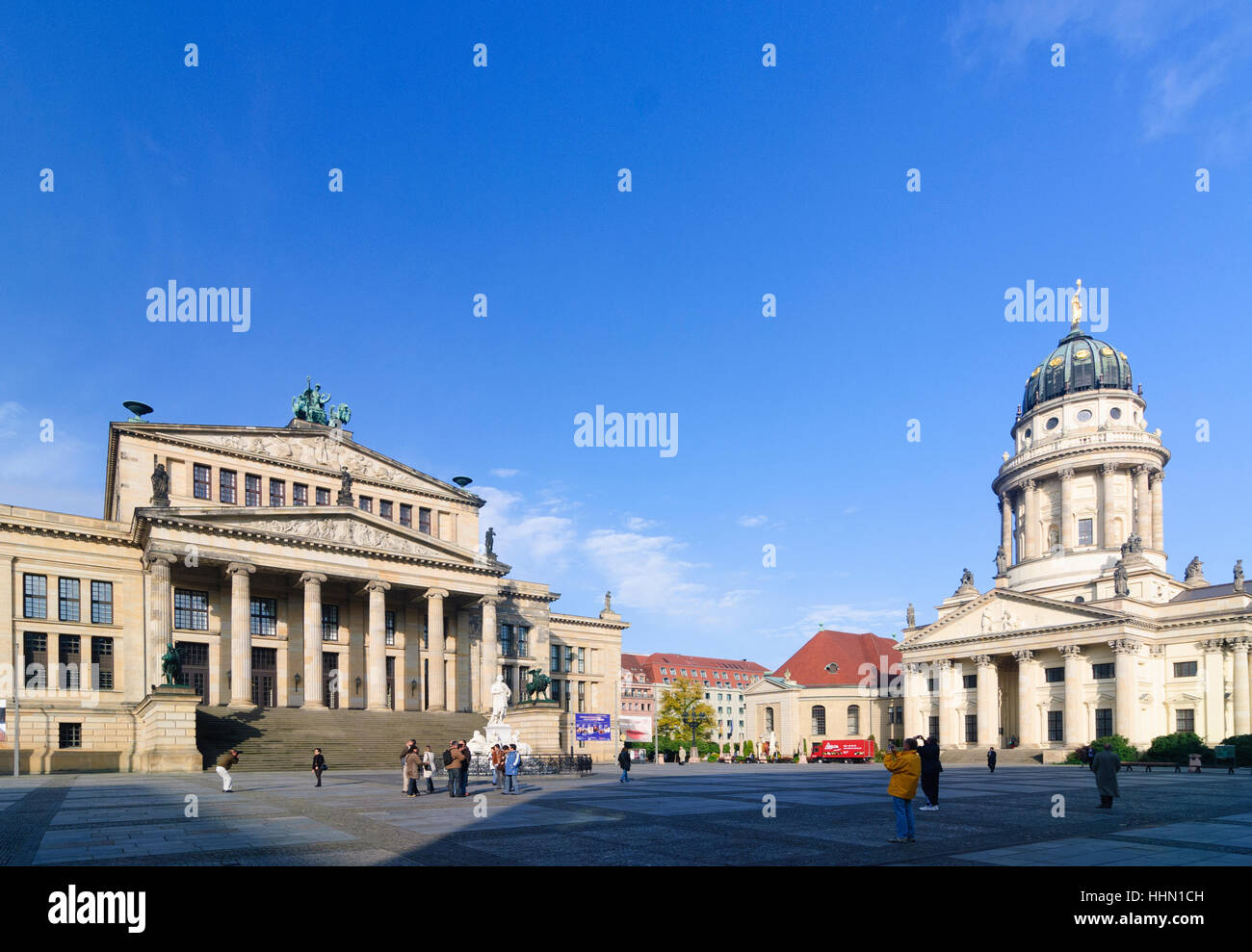 Berlin: Gendarmenmarkt Gendarme's market with theater (concert hall ...