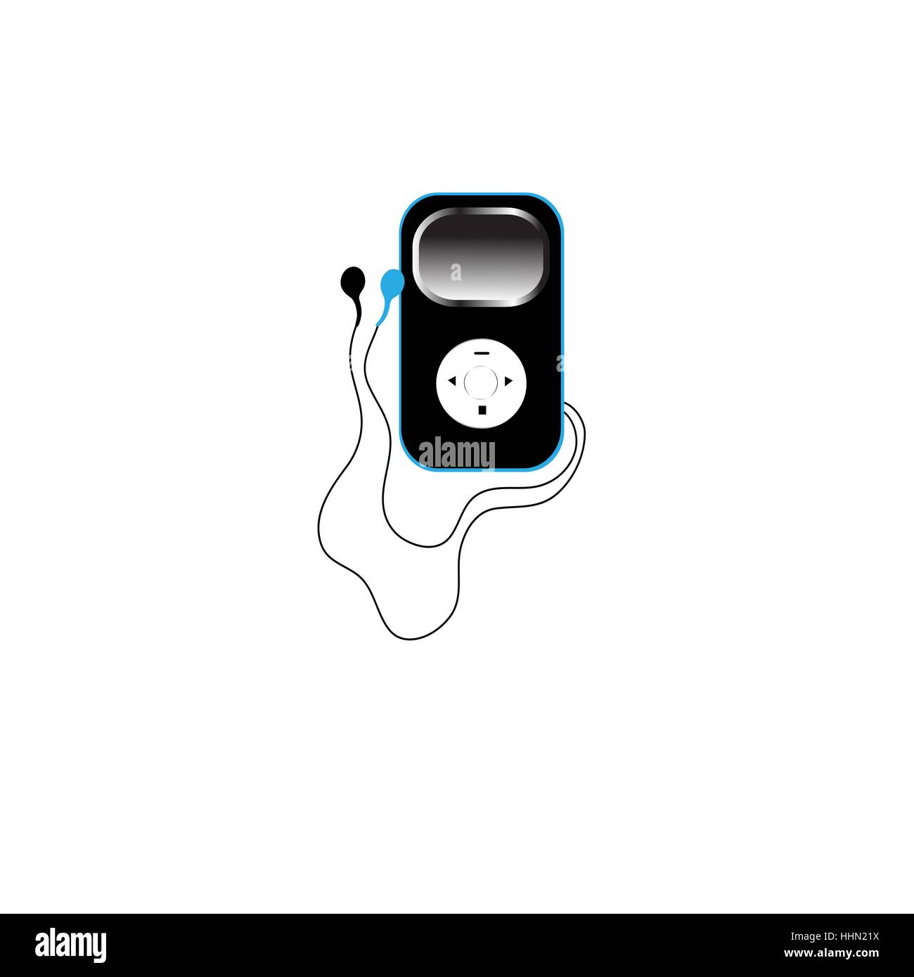 Drawing vector symbol player on white background Stock Vector Image ...