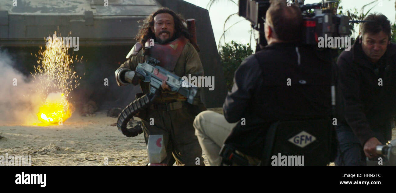 .Jiang Wen (Baze Malbus) Behind the Scenes on set during production ...