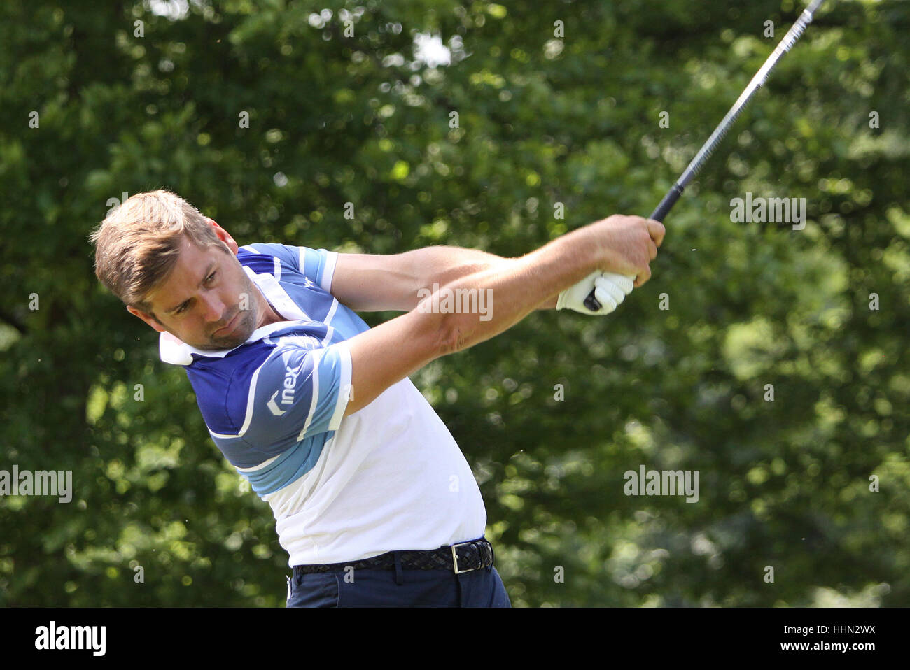 GUYANCOURT, FRANCE, JULY 02, 2015 : Robert Rock (ENG) at the golf ...