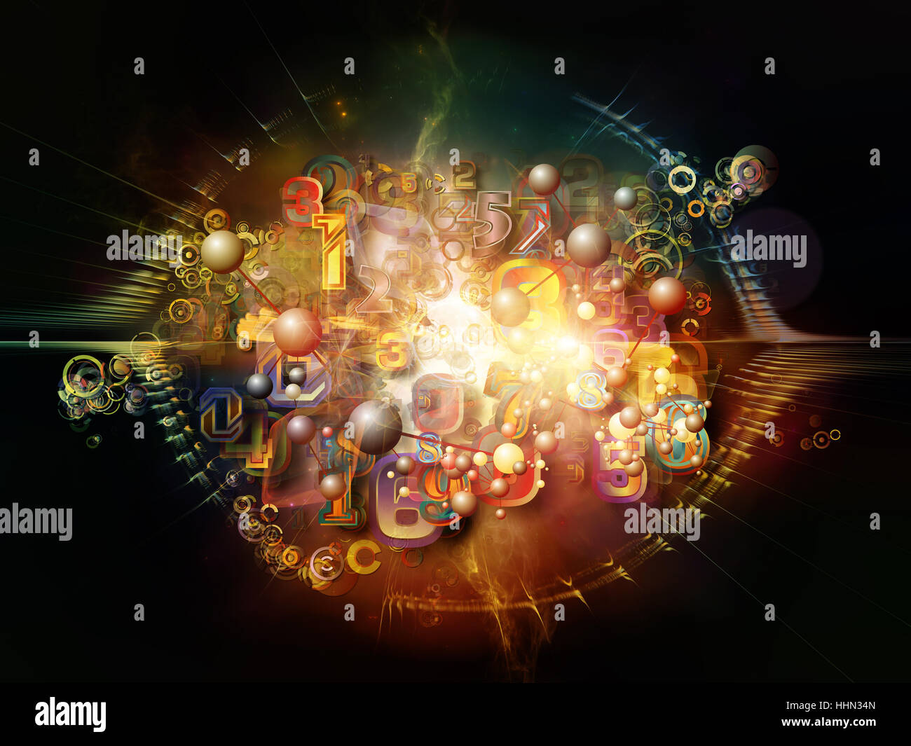 calculation, arrangement, composition, science, research, communication ...