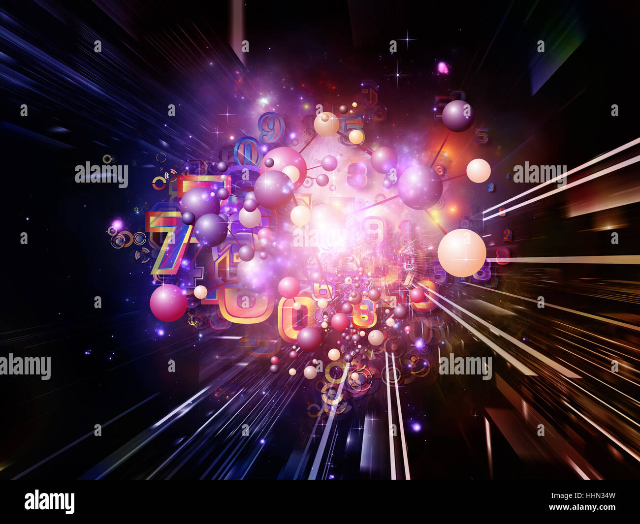 calculation, arrangement, composition, science, research, communication ...