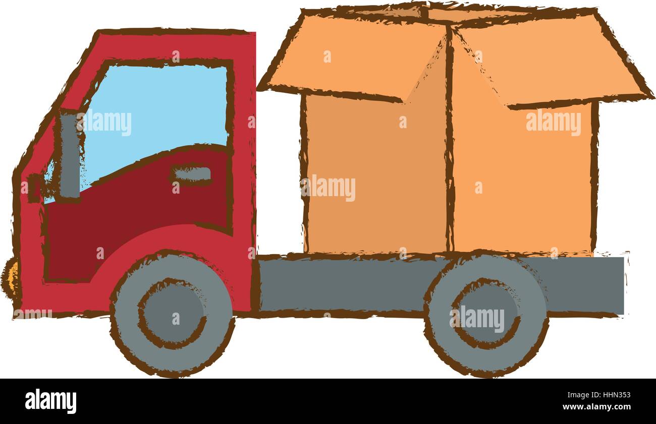 Trailer handling Stock Vector Images - Alamy