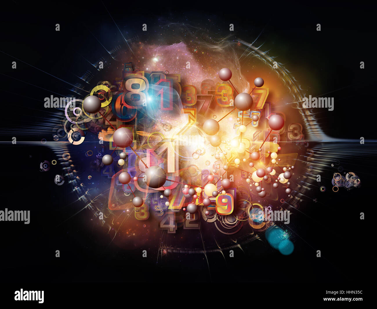 calculation, arrangement, composition, science, research, communication ...