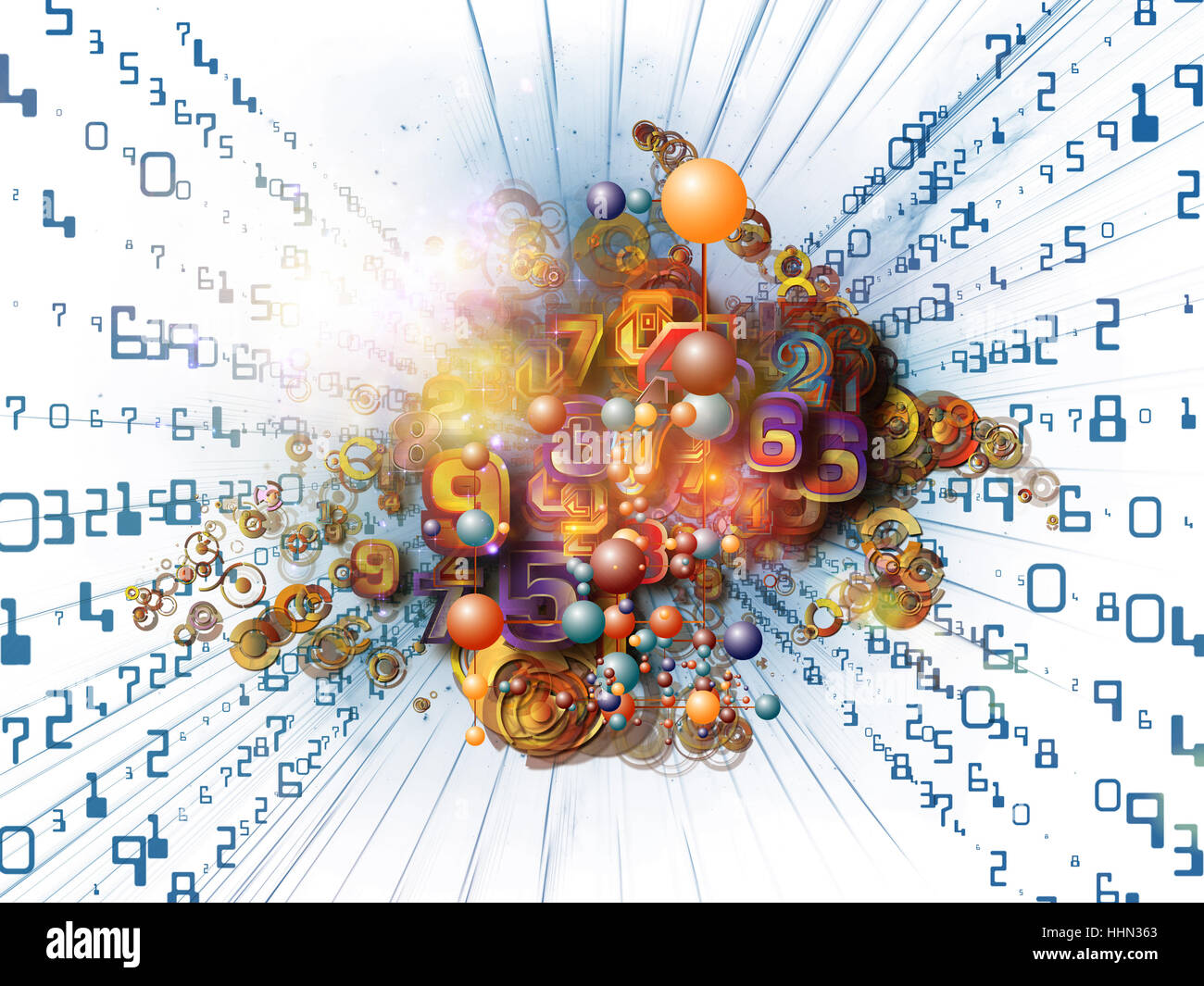 calculation, arrangement, composition, science, research, communication ...