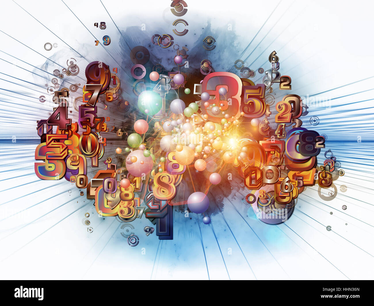 calculation, arrangement, composition, science, research, communication ...