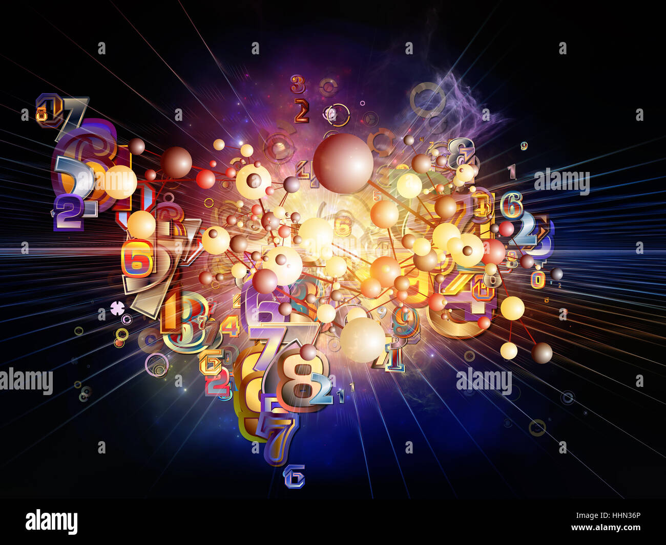 calculation, arrangement, composition, science, research, communication ...