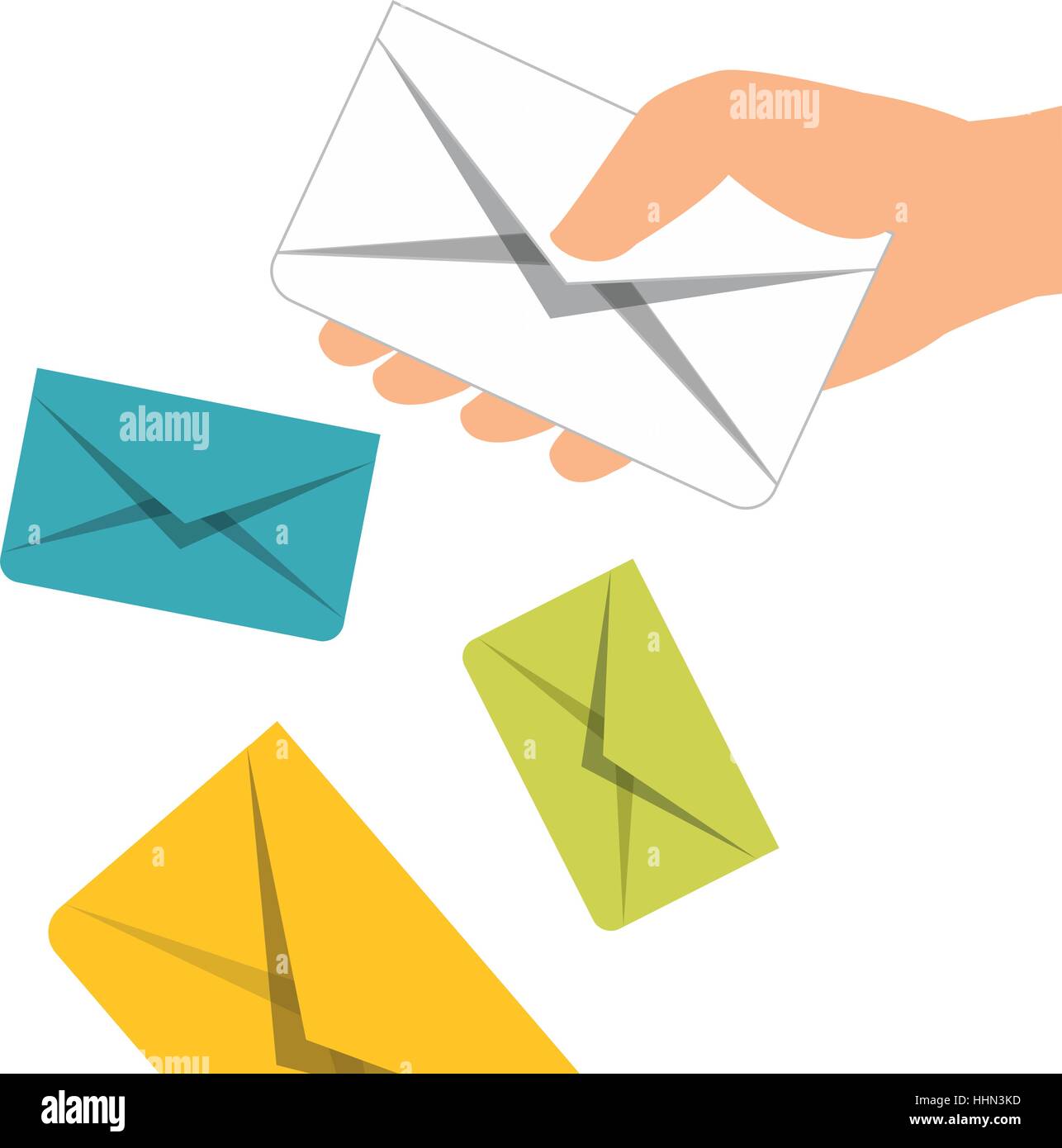 message envelope mail related icons image Stock Vector Image & Art - Alamy