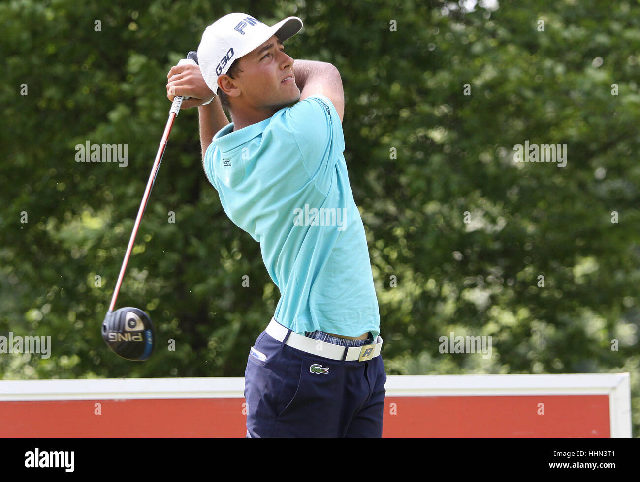 GUYANCOURT, FRANCE, JULY 02, 2015 : Hubert Tisserand (FRA) at the golf ...