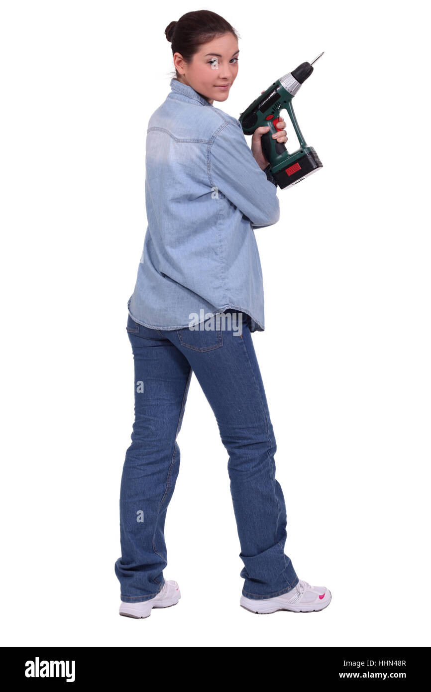 brown, brownish, brunette, back, battery, builder, alone, lonely ...