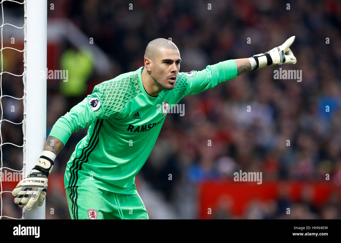 Middlesbrough goalkeeper Victor Valdes Stock Photo - Alamy