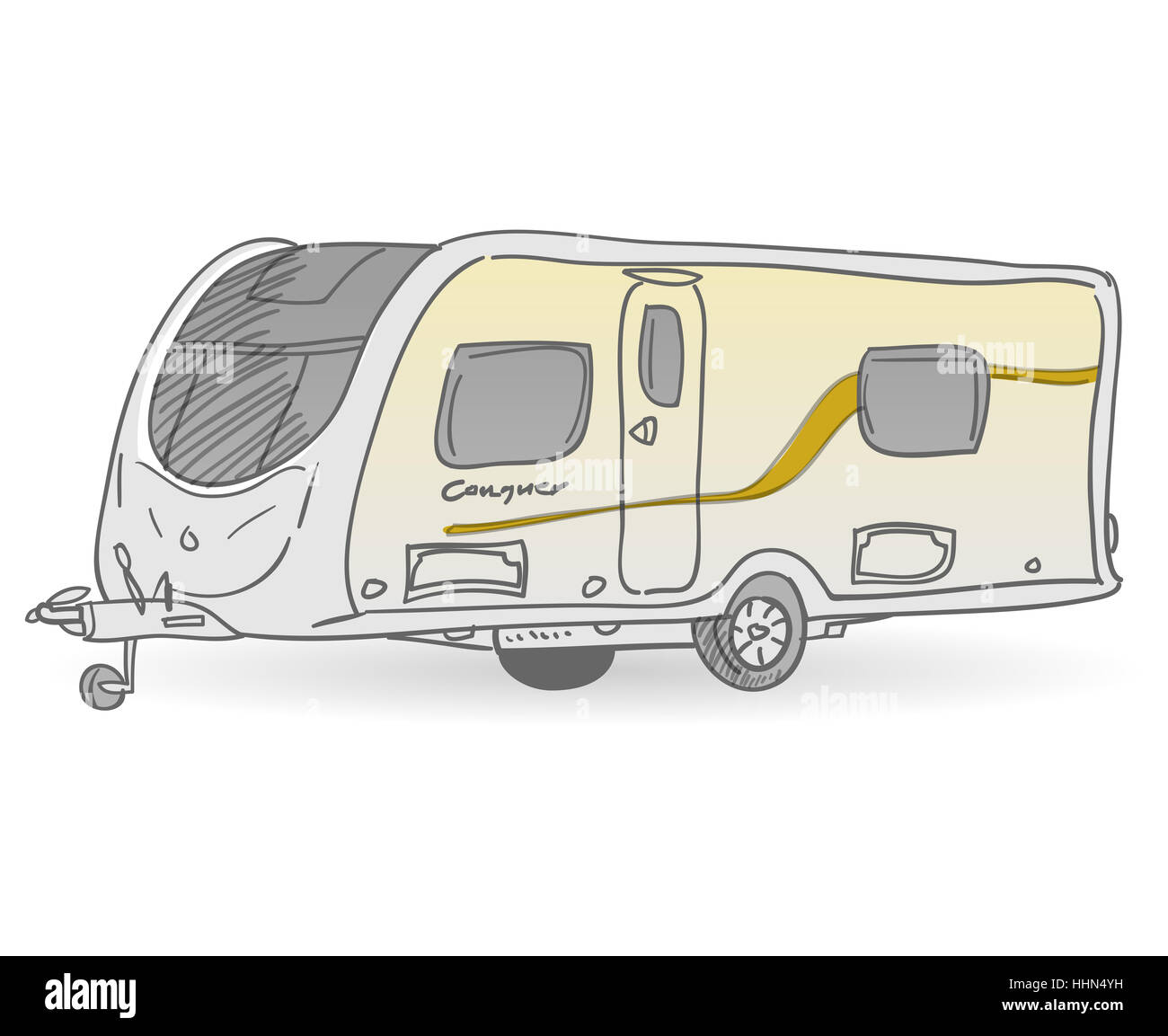 Wheels caravan Cut Out Stock Images & Pictures - Alamy