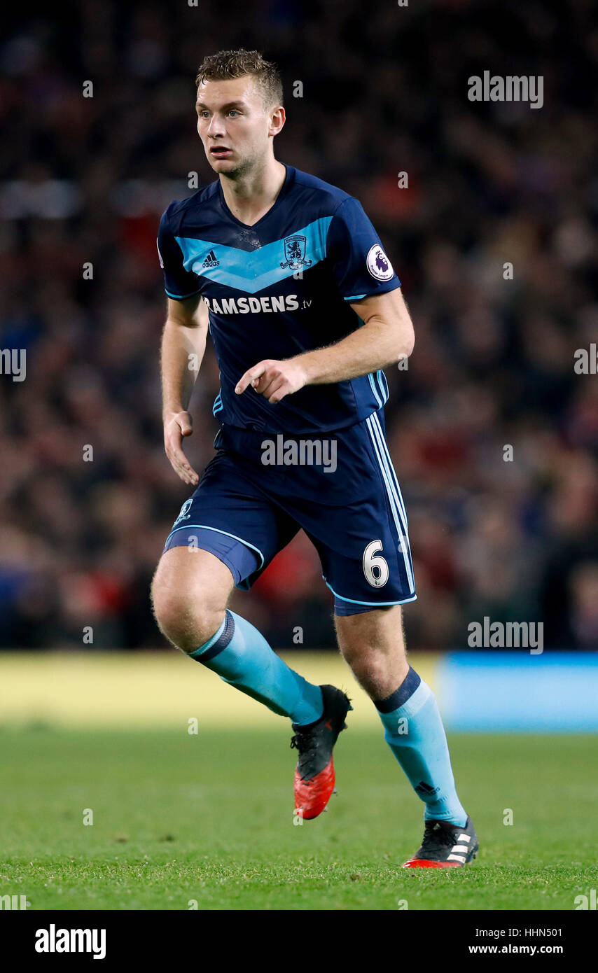 Middlesbrough's Ben Gibson Stock Photo - Alamy