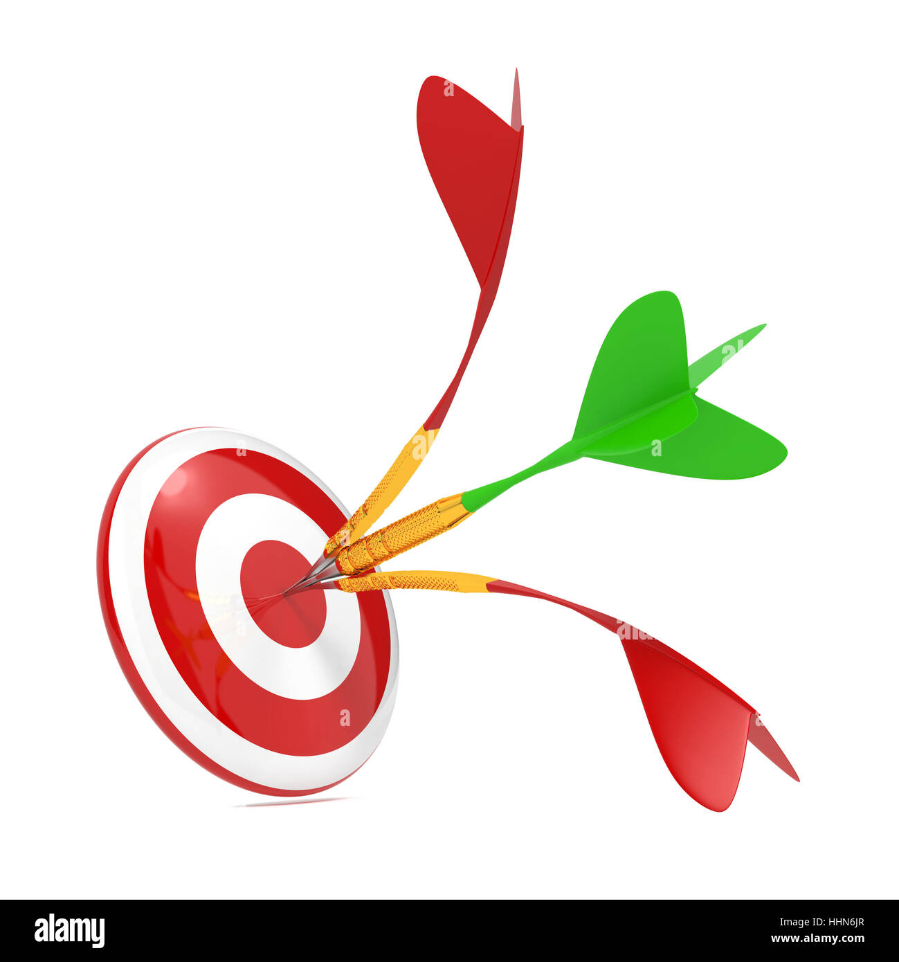 Green Dart Got to Center of Red Dart and Broke It.Hitting a Target ...